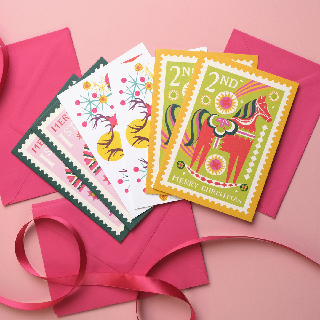 Printer Johnson | Festive Folk, Christmas Card Bundle – Printer Johnson Ltd