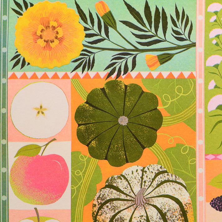 Printer Johnson, Vicki Johnson | Harvest, Risograph Print, A3