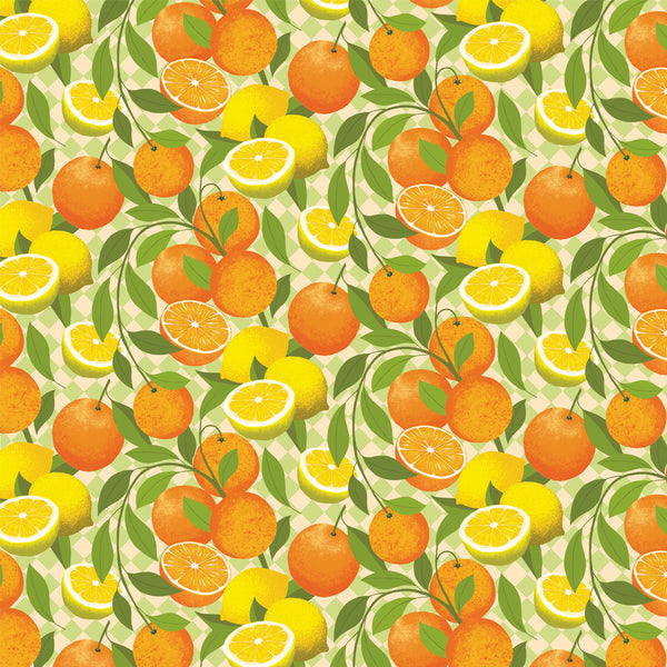 Printer Johnson, Vicki Johnson | Citrus, Wrapping Paper
