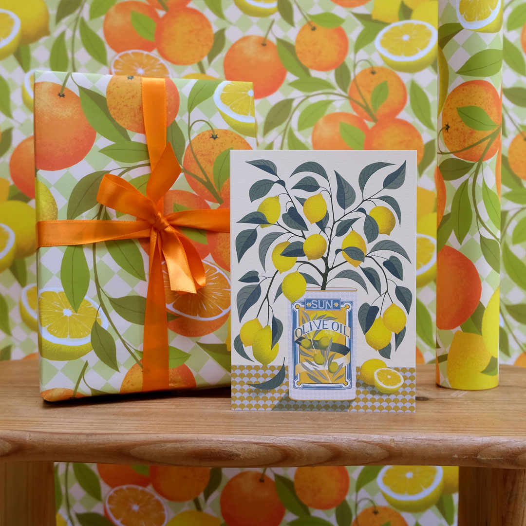 Printer Johnson, Vicki Johnson | Citrus, Wrapping Paper